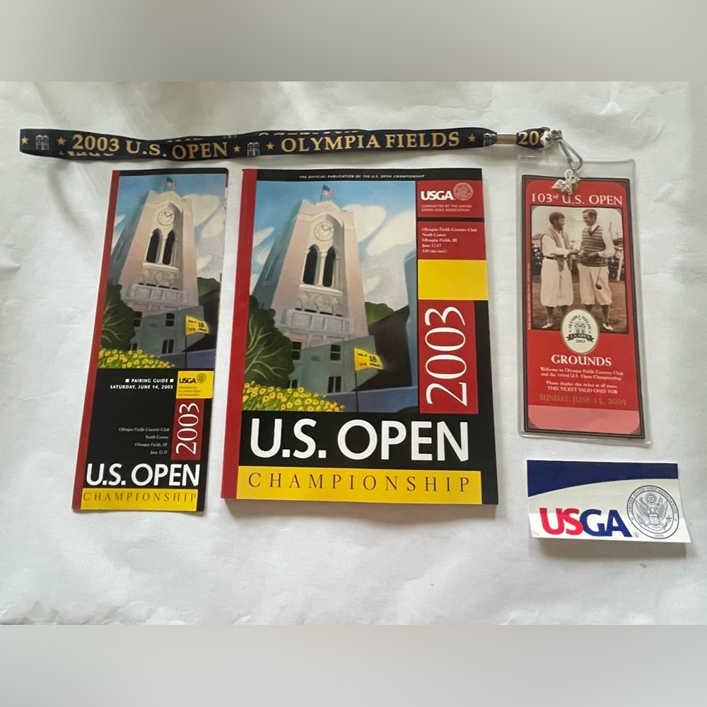 2003 Us Open Usga Official Publication And Collectibl… - Gem